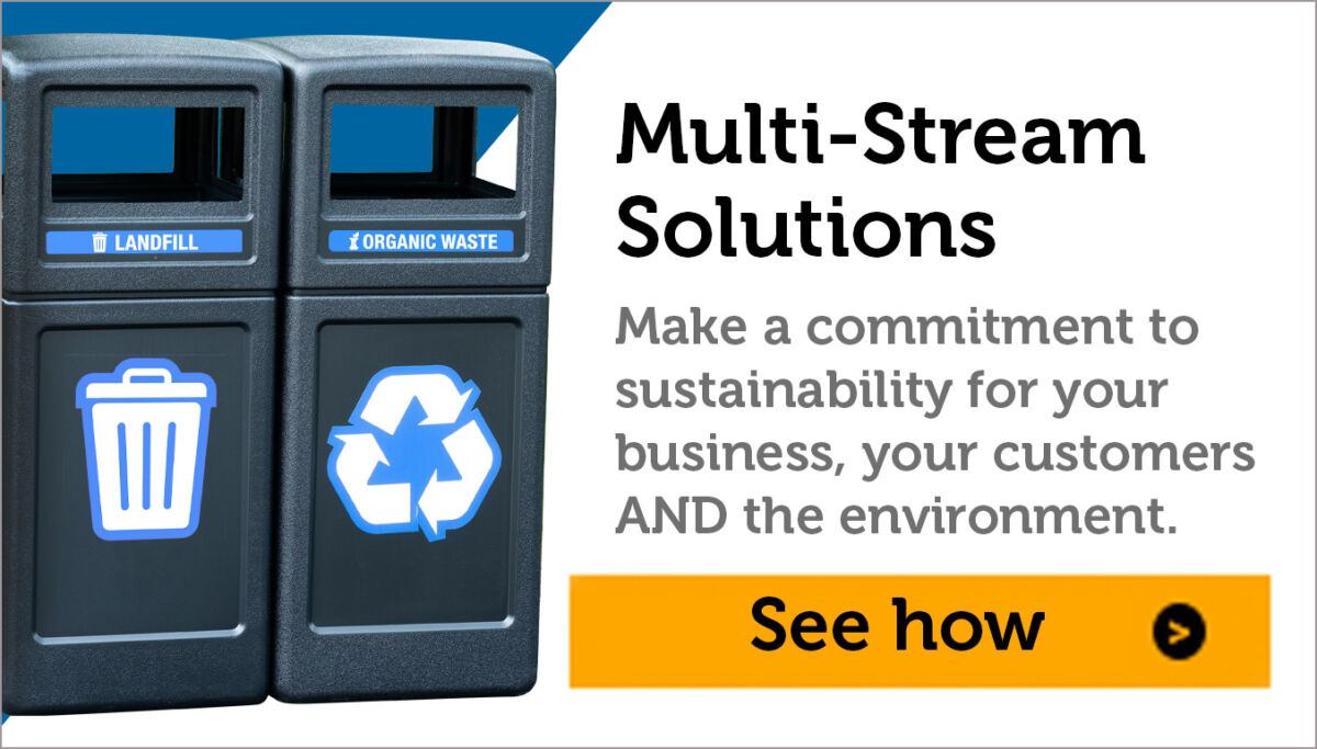 Multi-Stream Waste & Recycling - Commercial Zone Products
