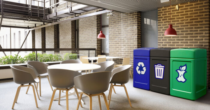 Find the Right Trash Cans & Recycling Containers for Schools ...
