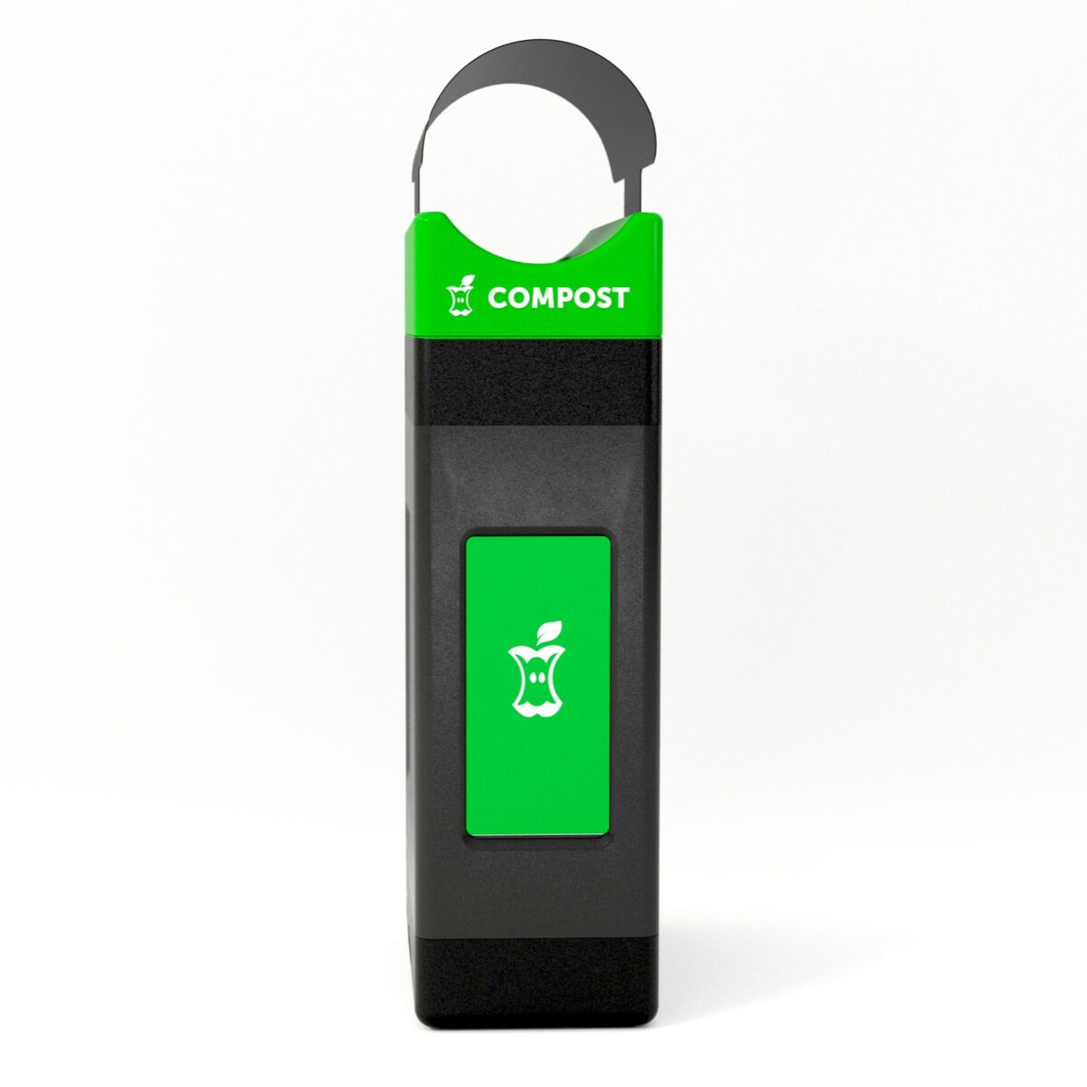 Avante™ Series, Black Trash/Recycling/Composting Container, 30-gallon ...